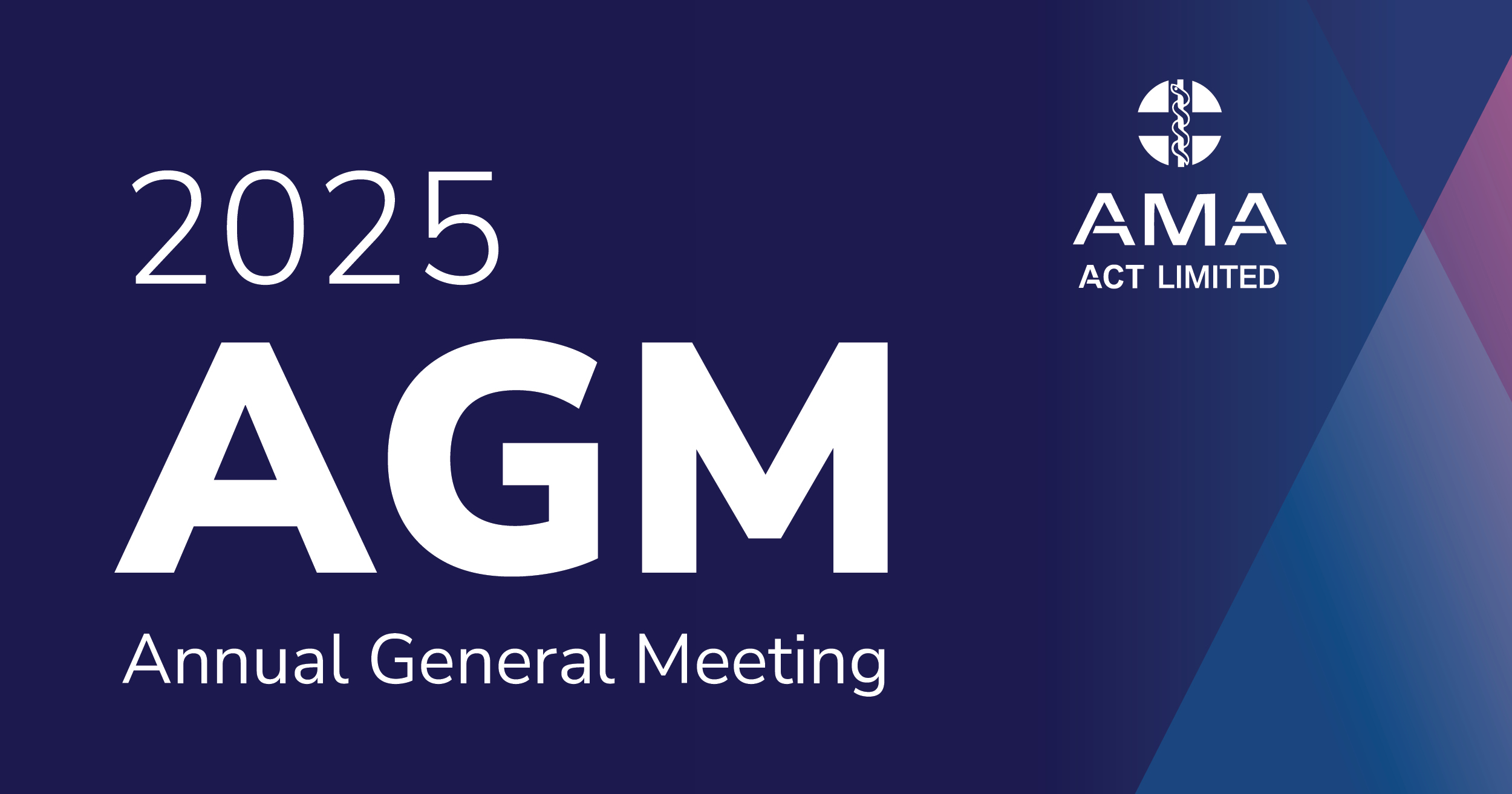 Annual General Meeting AMA ACT 2025 | Australian Medical Association
